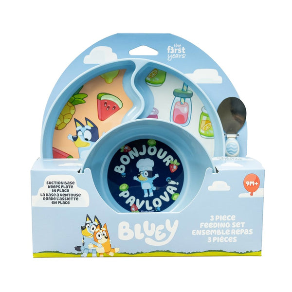 Bluey- 3 Piece Mealtime Set – TheHappyGiraffe
