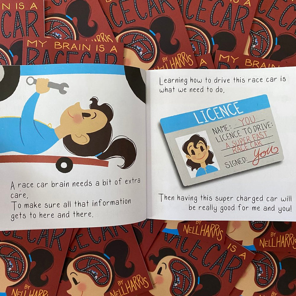 My Brain is a Race Car- Nell Harris – TheHappyGiraffe