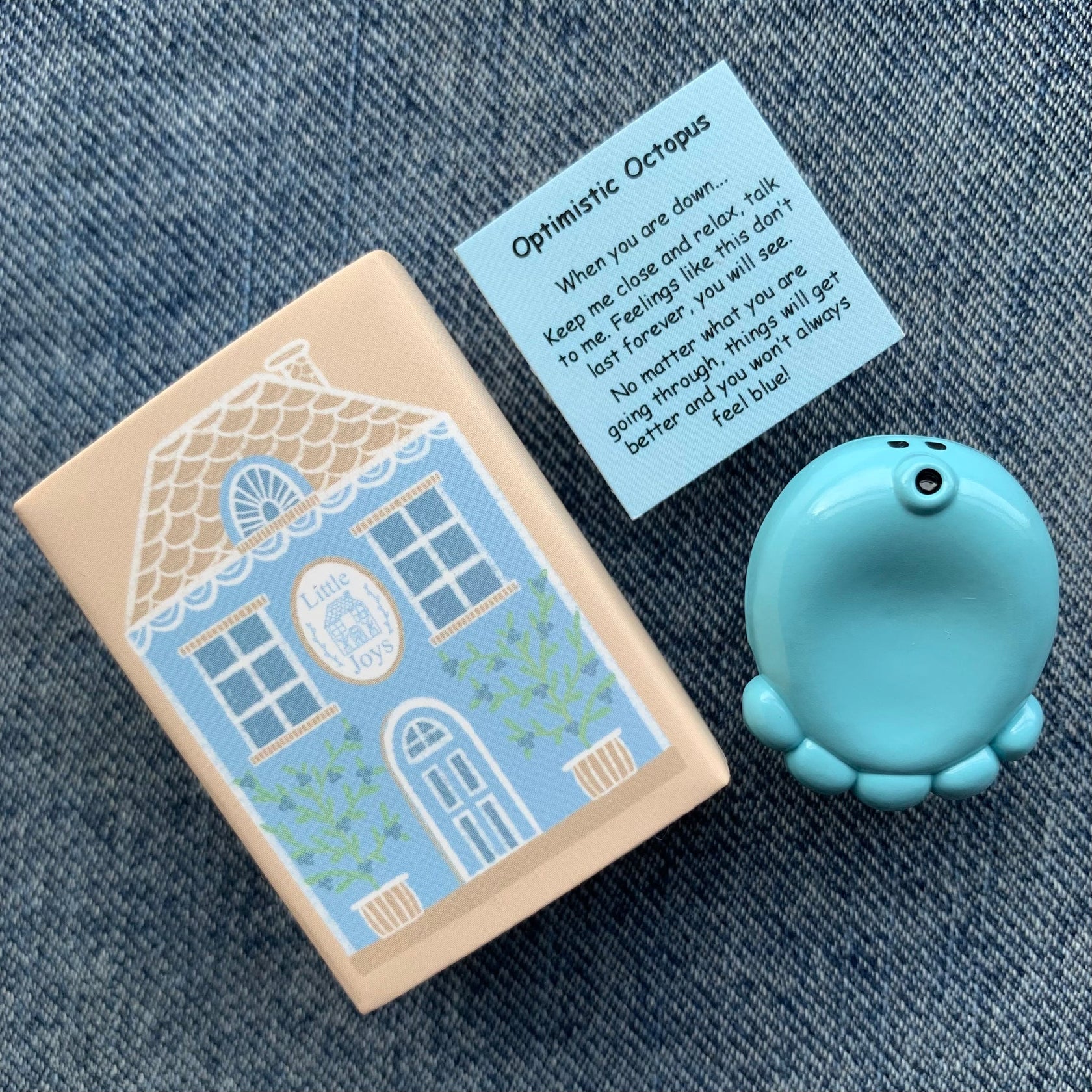 Optimistic Octopus- Metal Worry Stone by Little Joys – TheHappyGiraffe